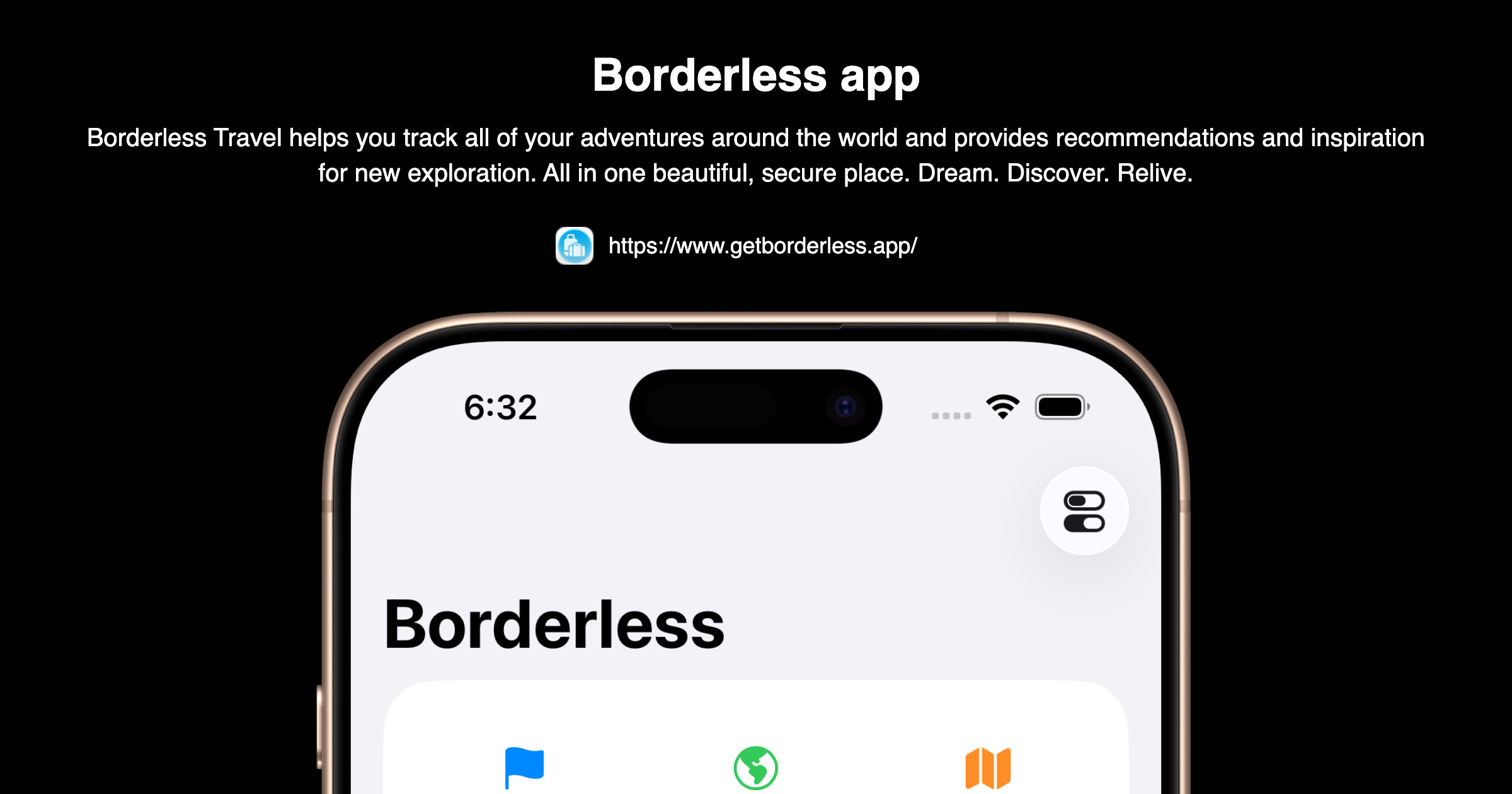 Borderless app